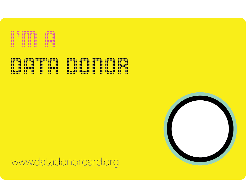 Data Donor Card – A data donor card is a great way to show you’re ...